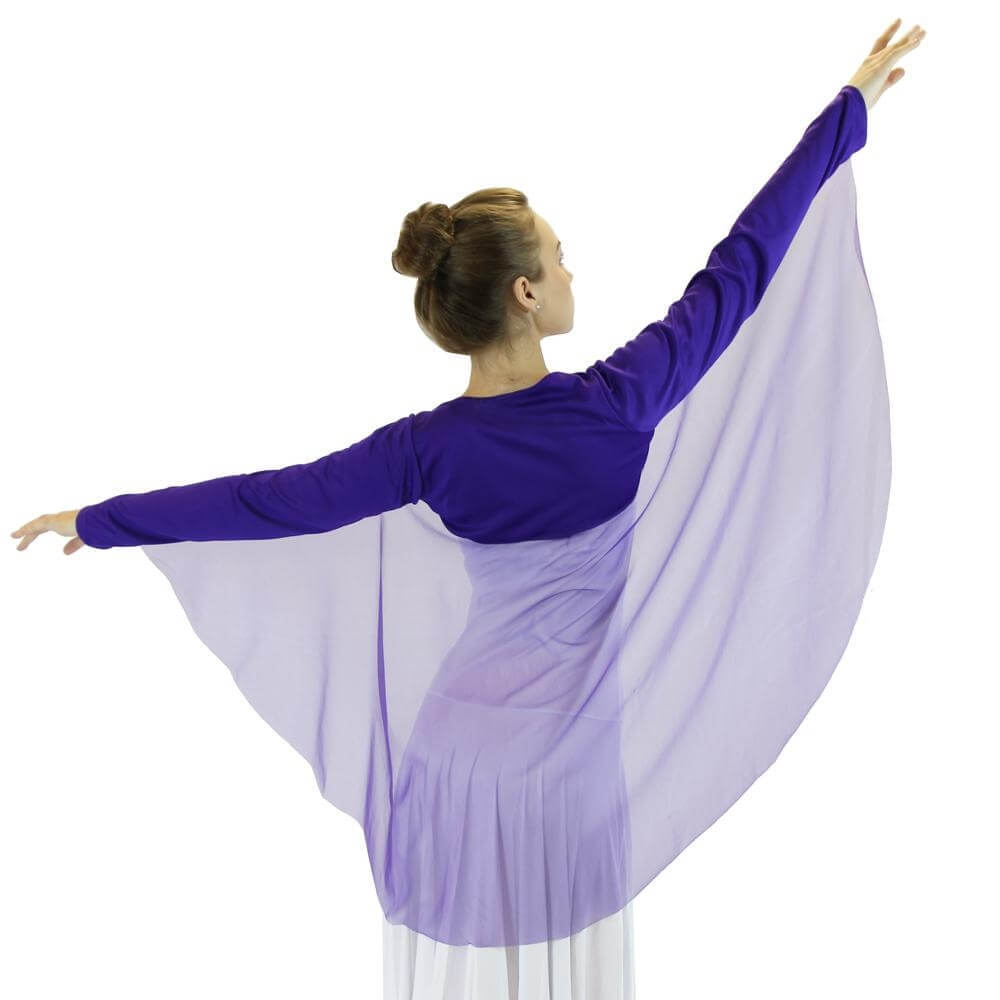Danzcue Womens Worship Dance Angel Wing Shrug | eBay