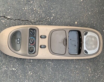 🌟 OEM 1997-2001 Ford Excursion Expedition Overhead Console Display TAN ...