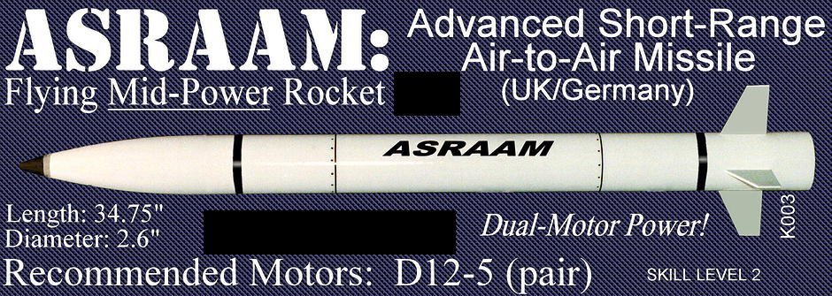 The Launch Pad Plan Pack Series ASRAAM (UK/GER) FREE SHIPPING | eBay