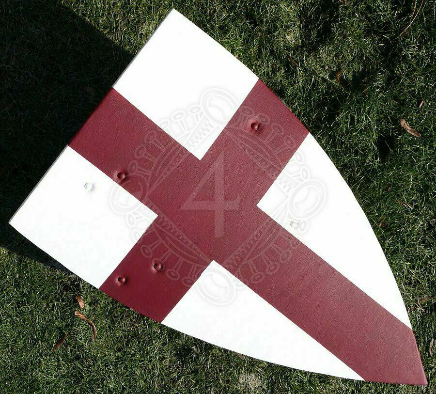 Christmas Medieval 28"inch Steel Kite Shield of Templar Knight Shield ...
