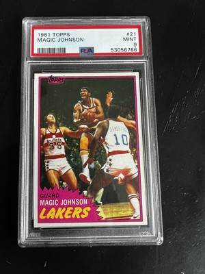 1981 Topps Magic Johnson RC #21 Mint 9 | eBay