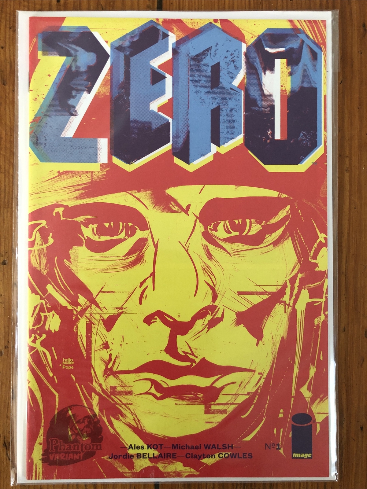 Zero #1 (2013 Image) by Ales Kot & Michael Walsh - Phantom Variant ...