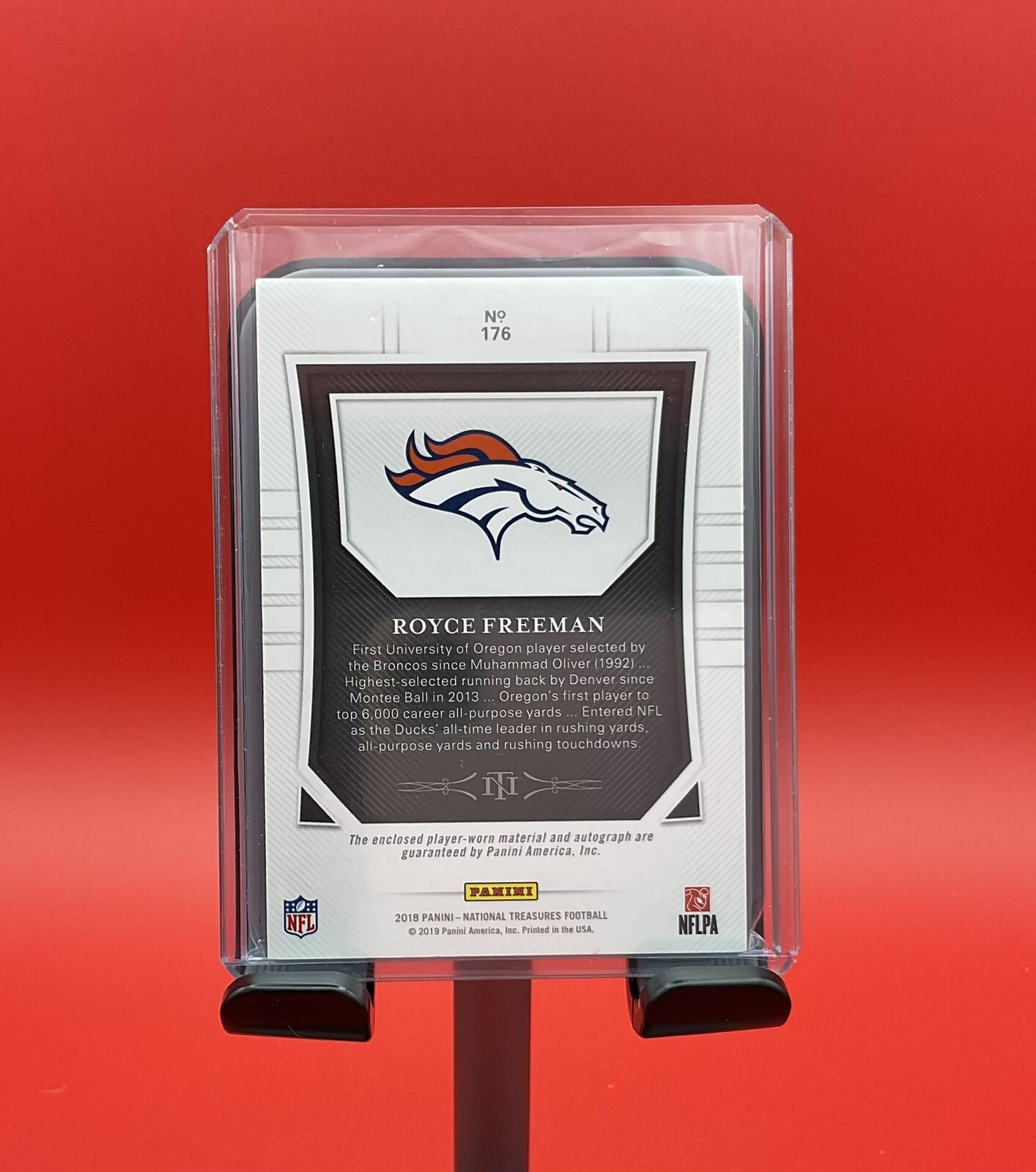 2018 Panini National Treasures - Rookie Patch Autograph Midnight #176 ...