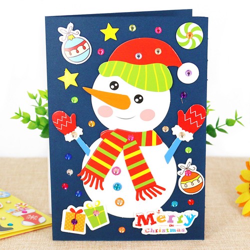 12 Packs Kids Card Making Kit Supplies Craft for Decorative Paper ...