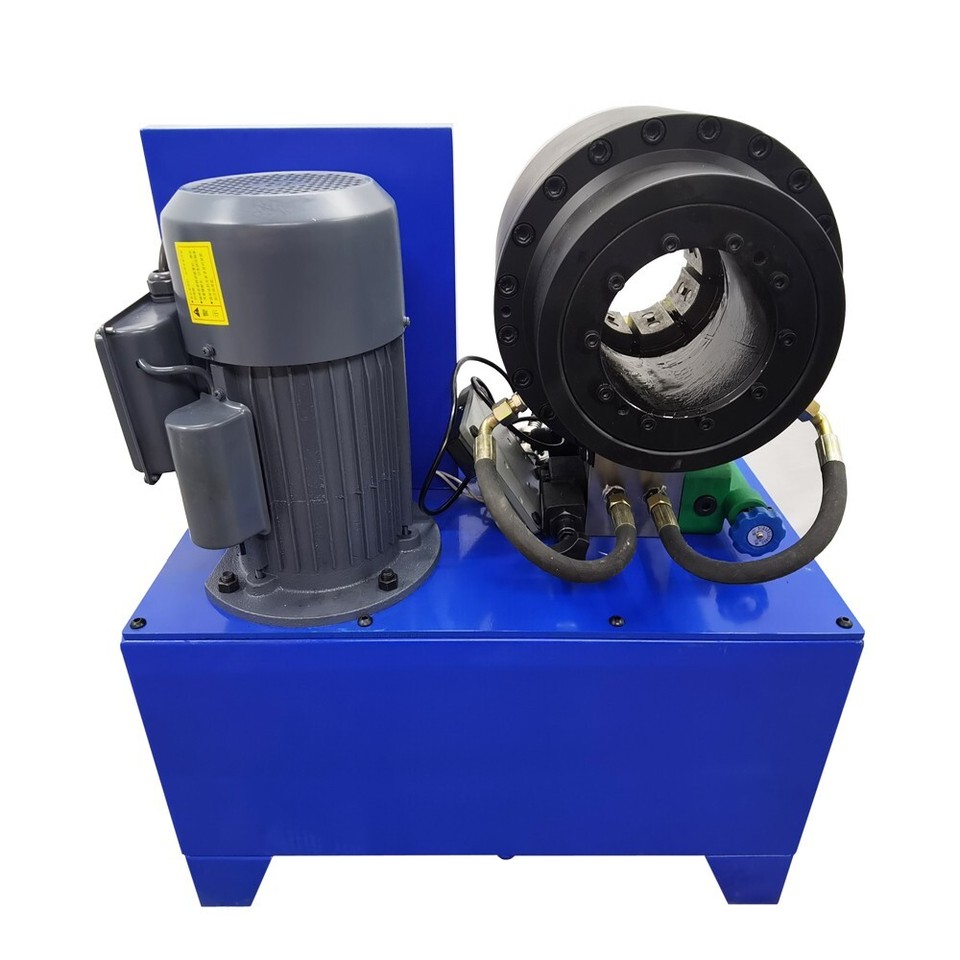 220V Electric Hose Crimper High Pressure Hydraulic Crimping With 10 ...