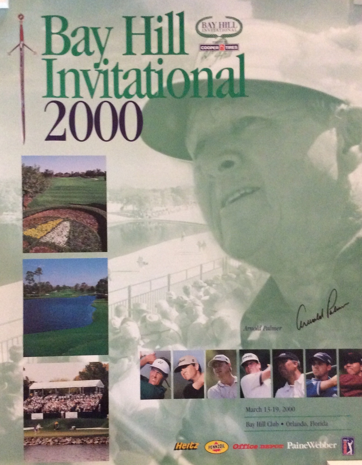 Bay Hill Invitational 2000 Poster With Arnold Palmer Autograph | eBay