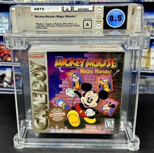Disney's Mickey Mouse: Magic Wands Nintendo Game Boy NEW WATA GRADED 8. ...