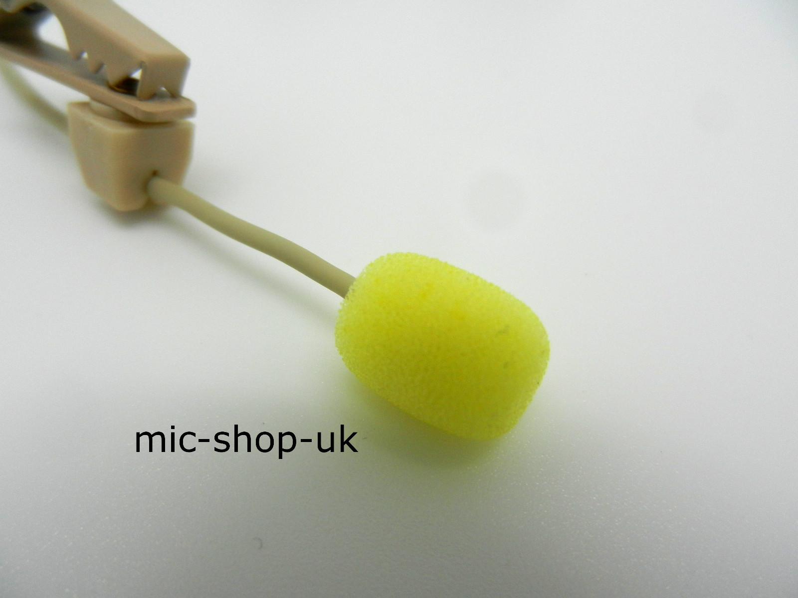 Beige Discreet Lavalier Lapel Microphone For Shure Wireless 4 pin Mini ...