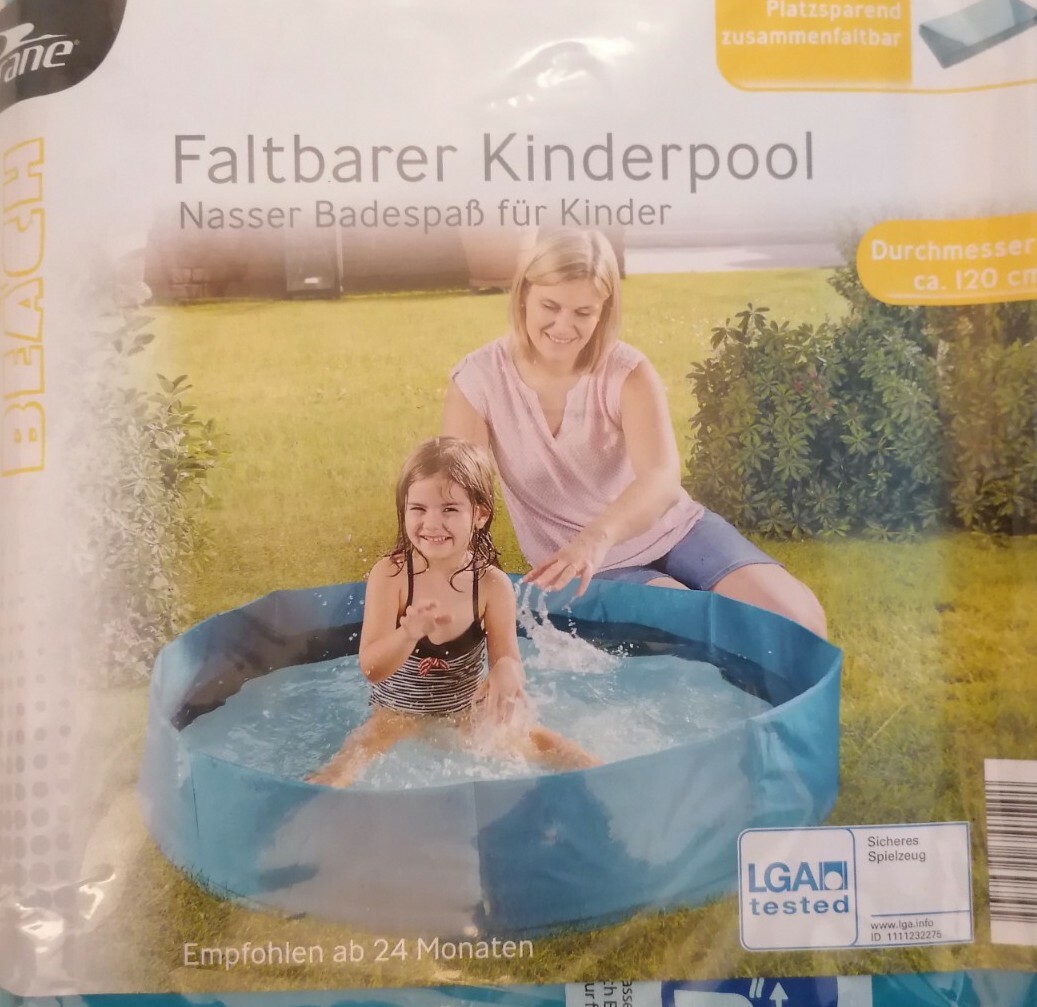 CRANE Beach Faltbarer Kinderpool Swimmingpool für Kinder ca. 120 cm NEU ...