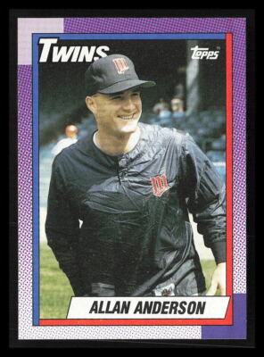 1990 Topps #71 Allan Anderson Excellent | eBay