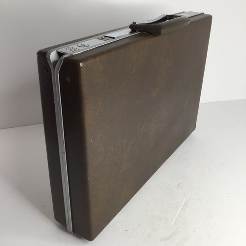 Vintage Samsonite Briefcase - Grey Hard Side Slim Mid… - Gem