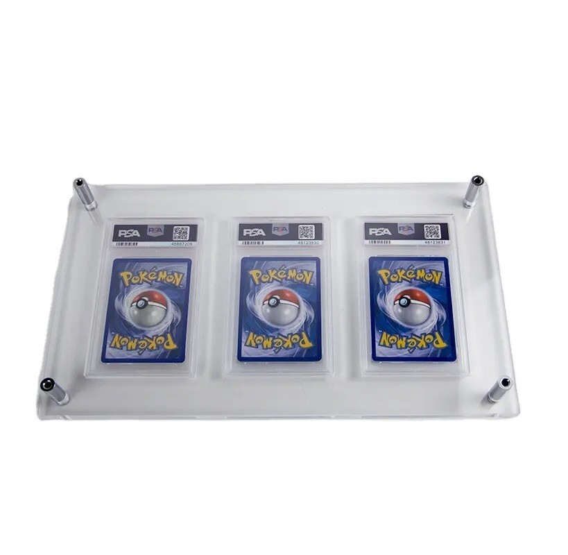 Acrylic 3 card PSA display frame wall mounted - Triple slot | eBay
