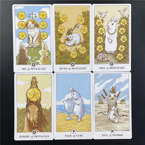 Rabbit Tarot Card Deck [English, 78 cards, PDF-Manual] | eBay