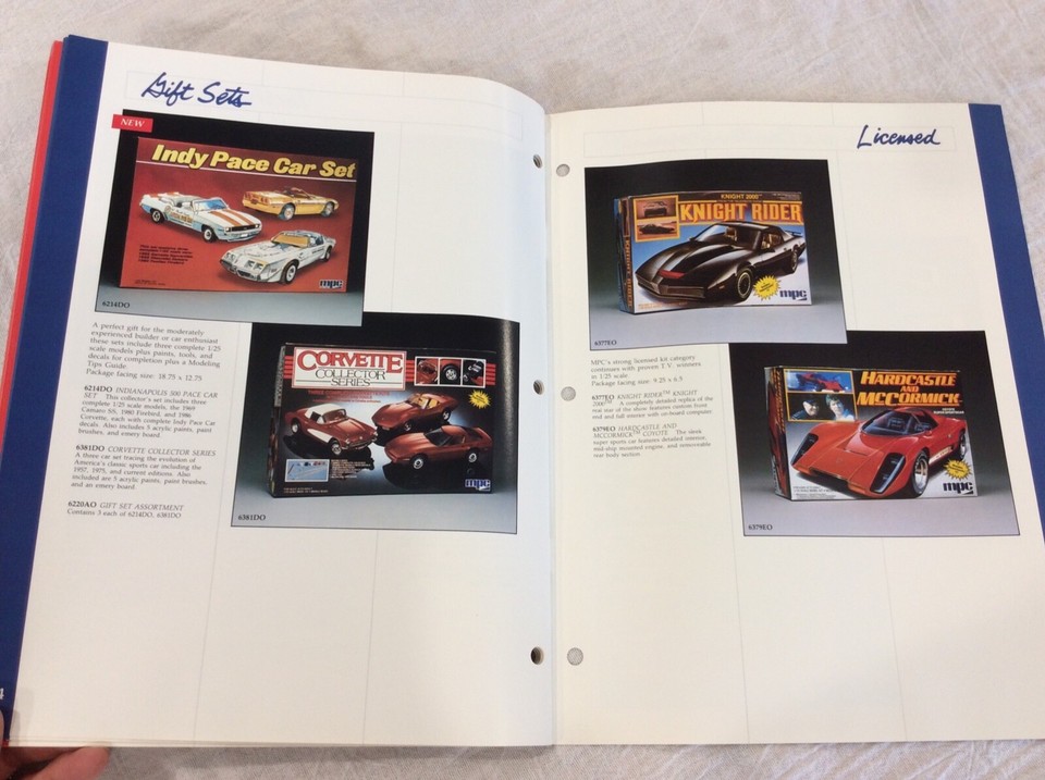 1987 AMT/Ertl Model Kits Hobby Catalog Star Trek Corvettes Trucks ...