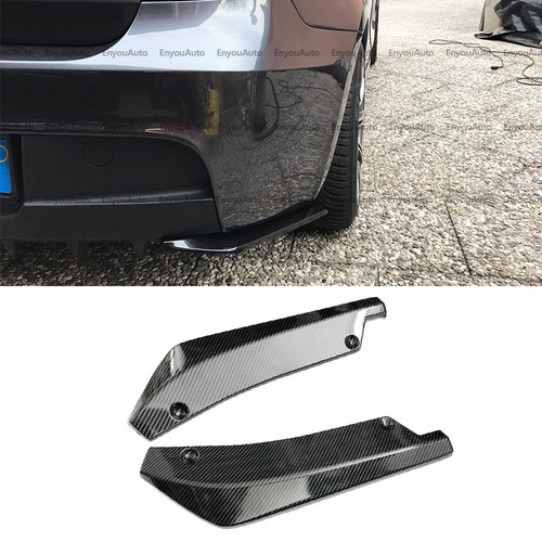 For Nissan Sentra UNIVERSAL Rear Bumper Lip Splitter Diffuser Carbon ...