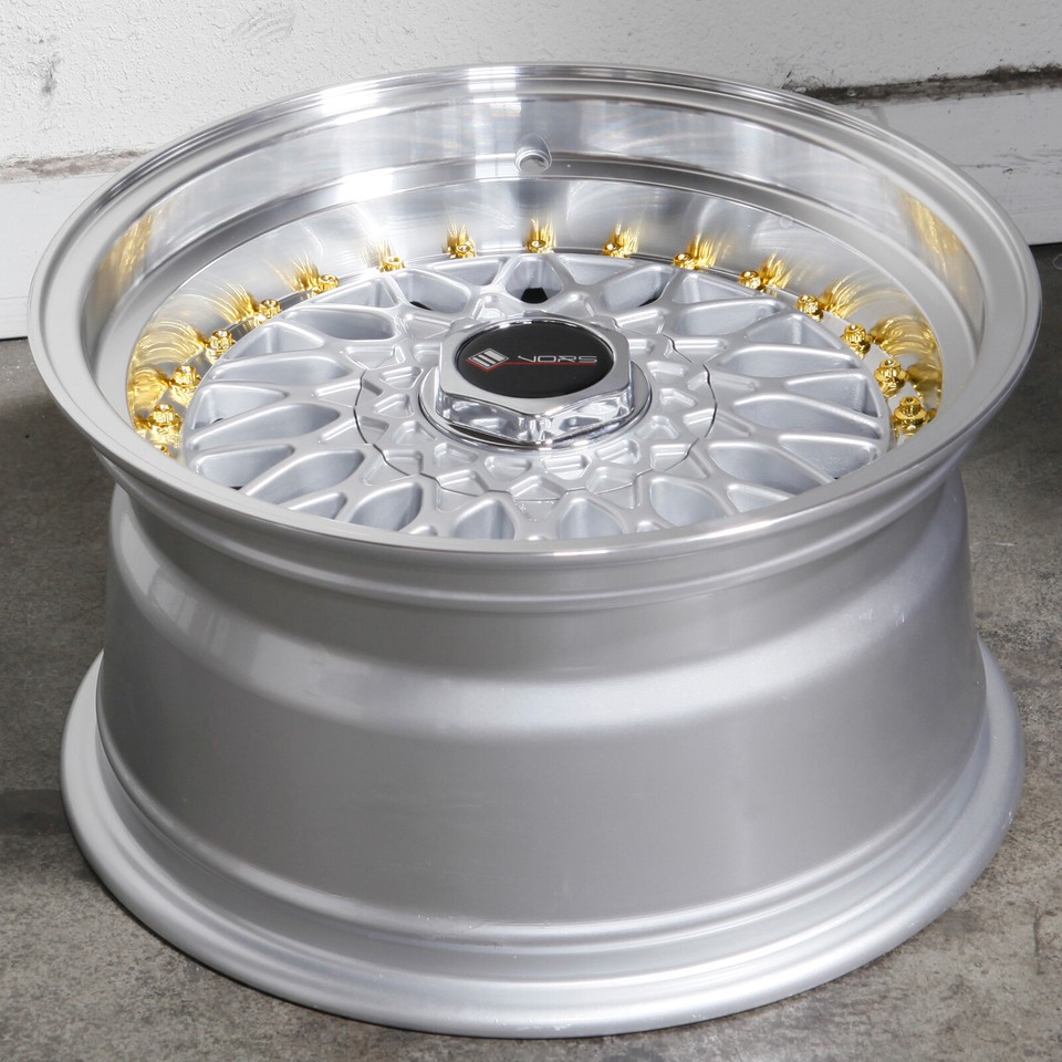 One 15x8 Vors VR3 4x100/4x114.3 20 Silver Wheel Rim 73.1 | eBay