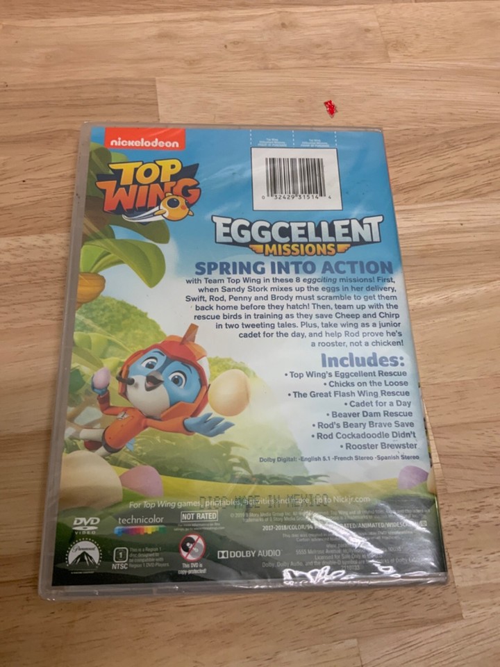 Top Wing: Eggcellent Missions (DVD) 32429315144| eBay