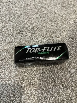 Golf Balls Top Flite Gamer Explosive Maximum Distance 3-piece Dimple In ...