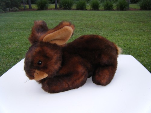 FAO Schwarz Bunny Rabbit Plush Stuffed Animal 15" EUC! | eBay