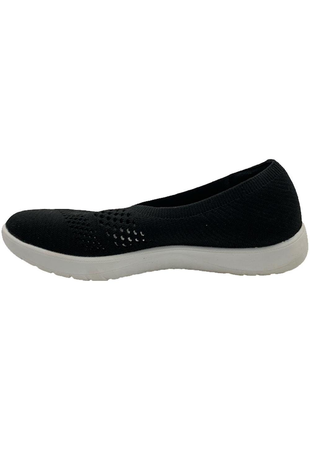 Clarks Cloudsteppers Washable Knit Slip-Ons Adella Moon Black | eBay