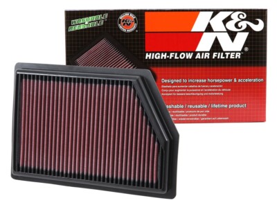 K&N Hi-Flow Air Intake Drop In Filter 33-5009 For 2014-2018 Jeep ...