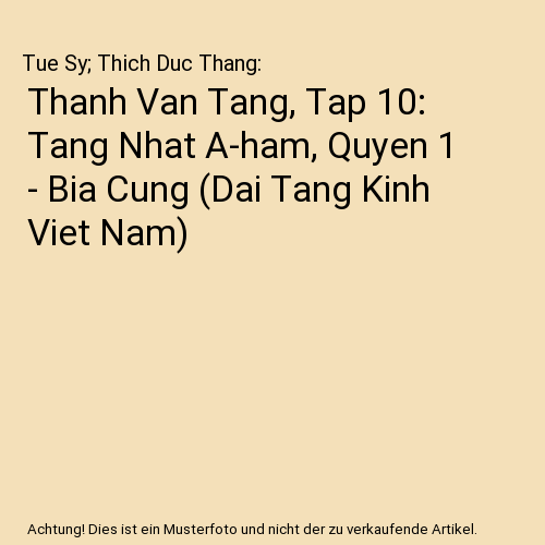 Thanh Van Tang, Tap 10: Tang Nhat A-ham, Quyen 1 - Bia Cung | eBay.de
