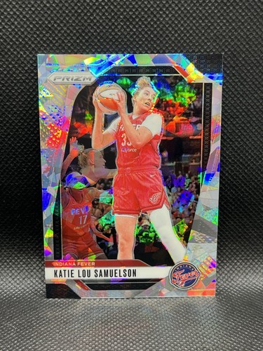 2024 Prizm Katie Lou Samuelson SILVER ICE SP #128 WNBA Indiana Fever ...