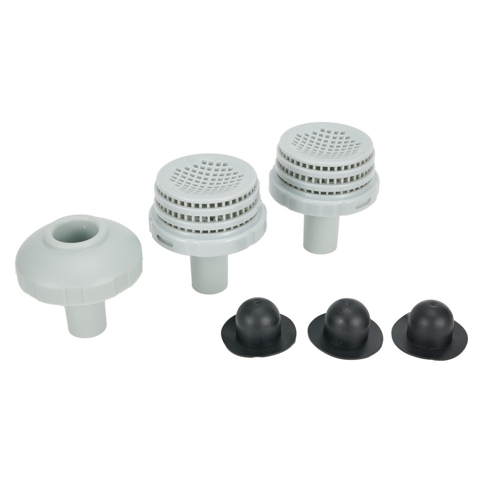 25022E Swimming Pool Water Jet Connector Kits with Outlet Strainer Grid ...
