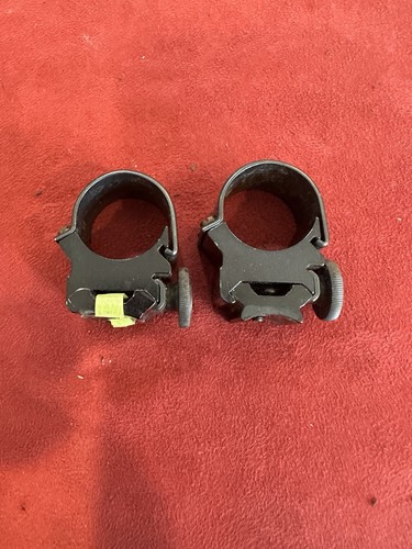 Weaver 1" Scope Rings Classic Gloss Black Old Style | eBay