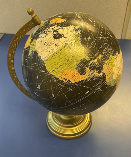 Designco Small Desktop Globe made in India With Brass Base, 1:72,000 ...