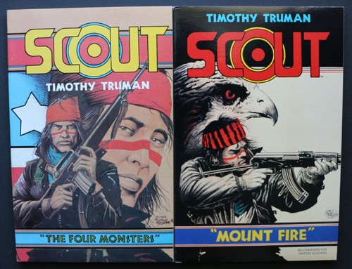 Eclipse Comics: SCOUT "The Four Monsters" & "Mount Fire" Trade ...