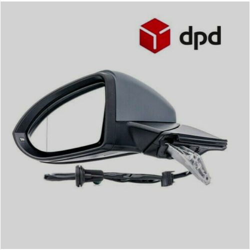 Door Wing Mirror Electric Primed Near Side Left Passenger VW Golf Mk7 ...