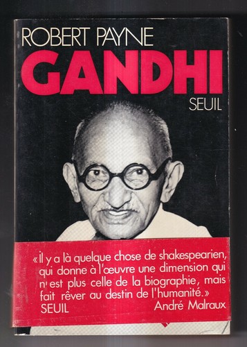 ROBERT PAYNE: GANDHI. SEUIL. 1972 + BANDE + ENVOI DU TRADUCTEUR. | eBay