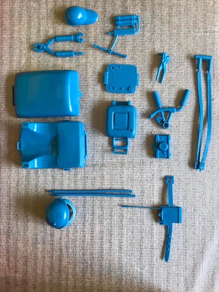 MARX TOYS RECAST 8 INCH JOHNNY APOLLO ACTION FIGURE W/ 16 PIECE ...