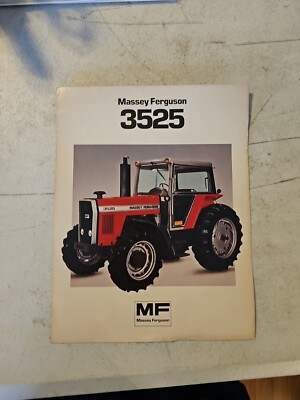 1983 Massey Ferguson 3525 Tractor spec sheet Brochure | eBay