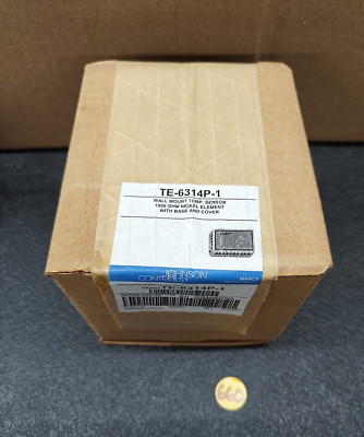 Johnson Controls Wall Mount Temp Sensor Model TE-6314P-1. New in sealed ...