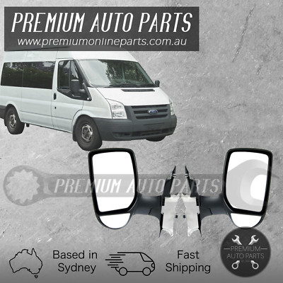 Side Door Mirror PAIR Suits Ford Transit VH VJ VM 00-13 Electric (Short ...
