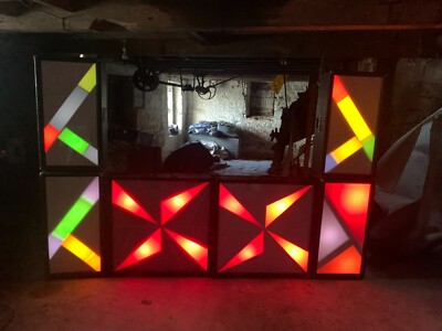 retro disco light boxes with light controllers and all necessary leads ...