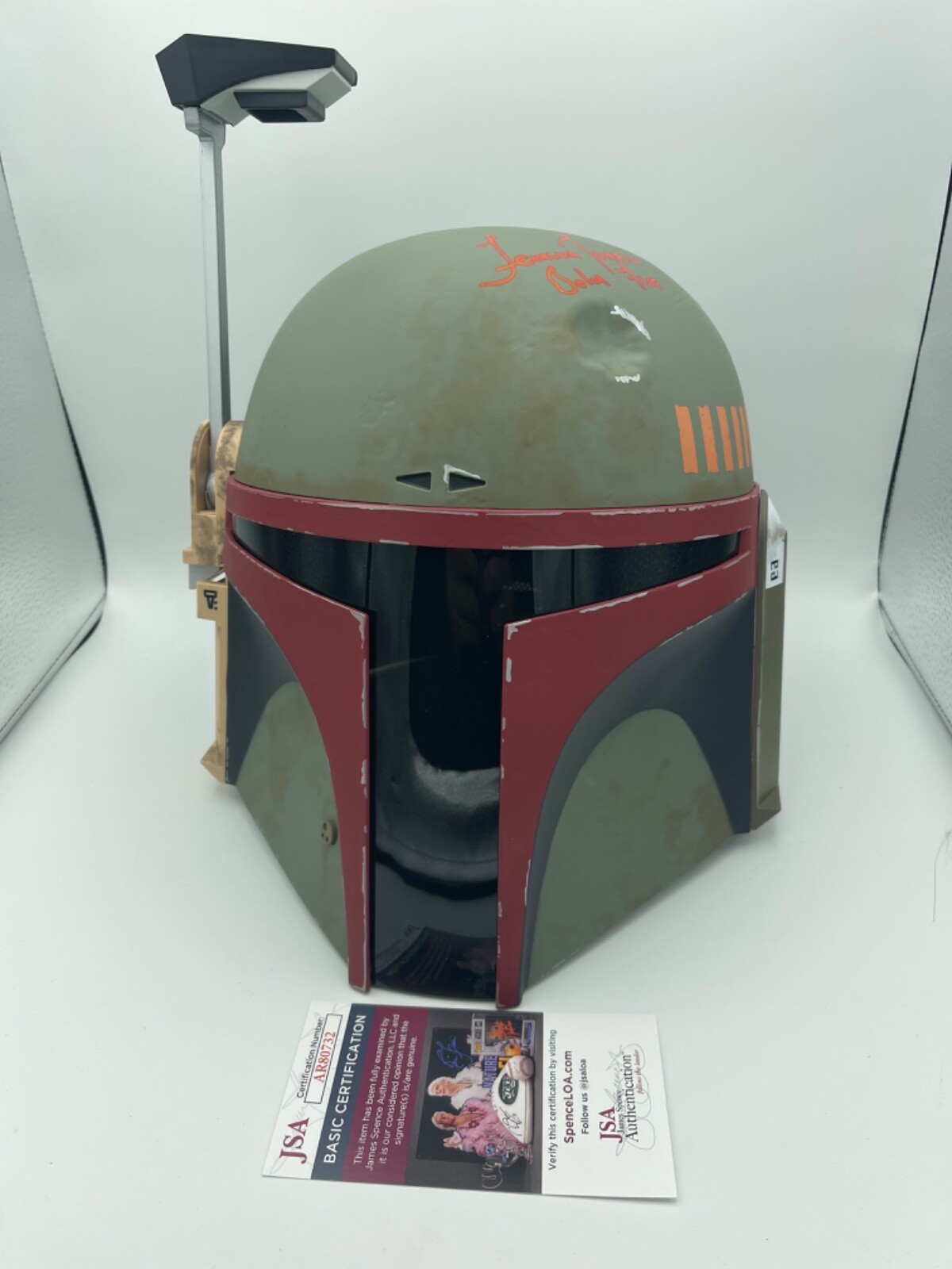 Boba Fett Temuera Morrison AUTOGRAPHED Helmet Star Wars Black Series Helmet JSA | eBay
