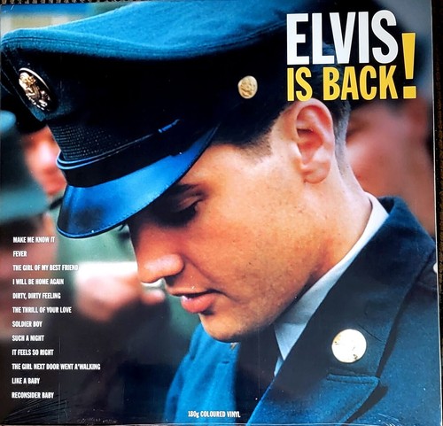 ELVIS PRESLEY - ELVIS IS BACK - 180-GRAM COLORED VINYL LP " NEW, SEALED ...