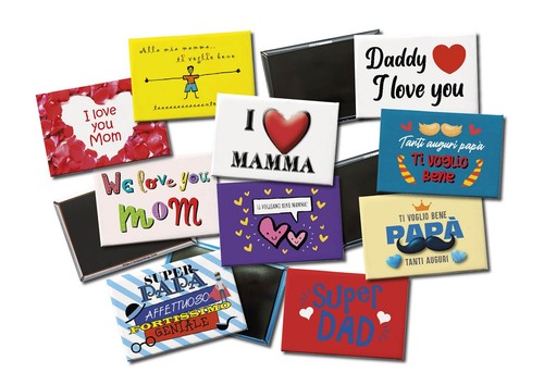 Magnet I LOVE YOU MAMILEIN Kühlschrankmagnet Muttertag Geschenk ...