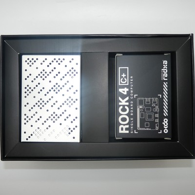 OKdo Rock 4C+ Starter Kit Rock 4 Model C+ Single Board Computer Starter ...