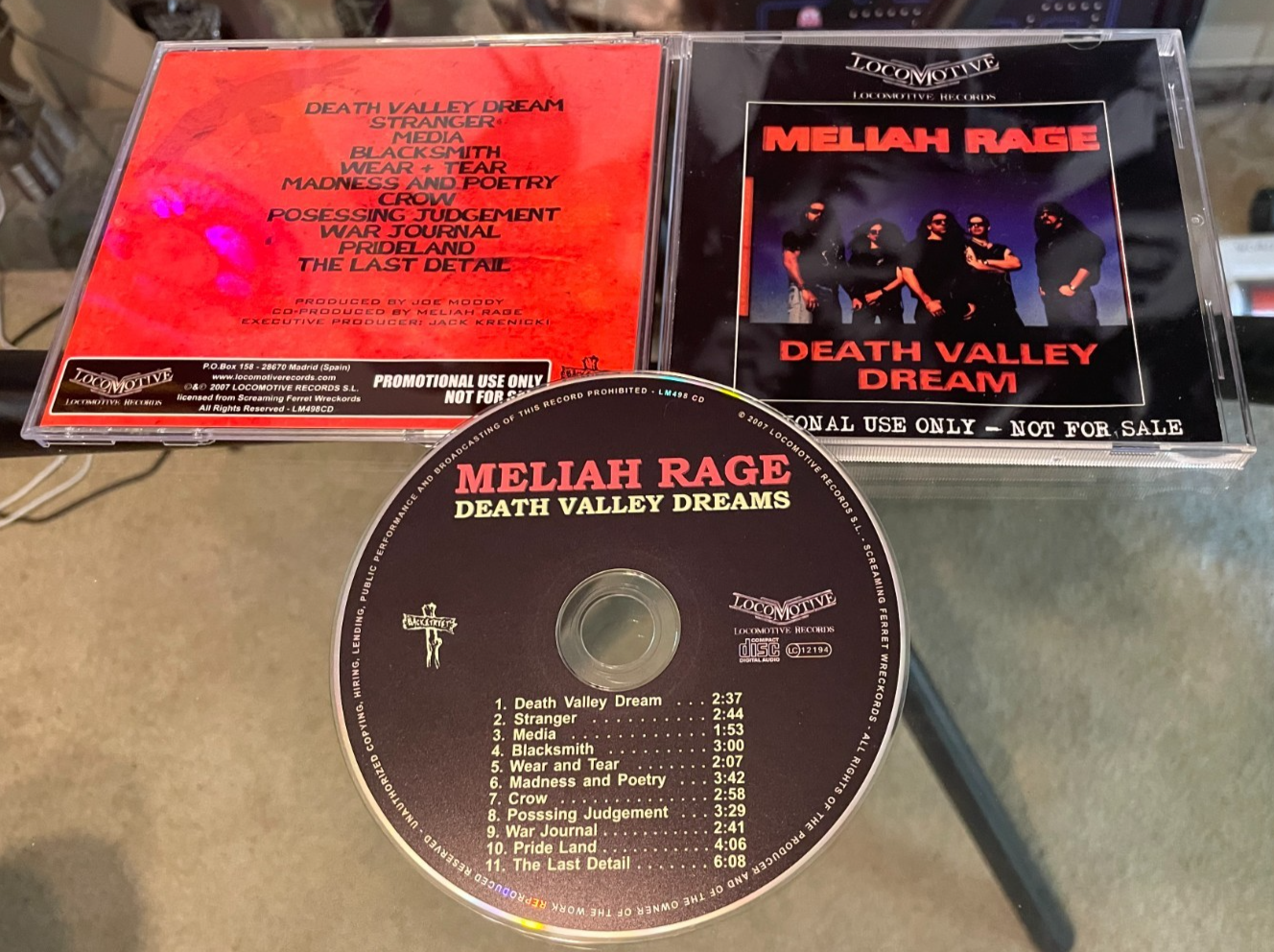 MELIAH RAGE - Death Valley Dream - CD - promo - Hard Rock / Heavy Metal ...