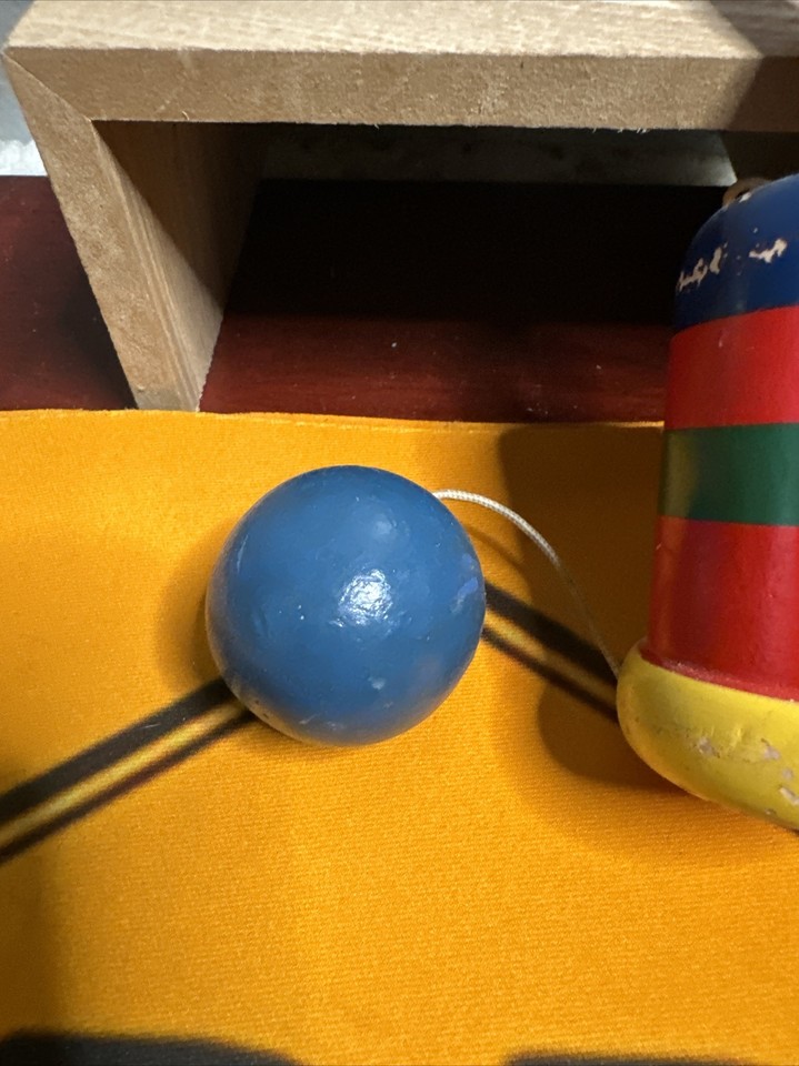 Vintage Kids Stick Cup & Ball on String Toss Catch Game | eBay