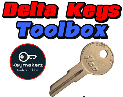 Delta Toolbox Keys Replacement Spare key Cut to Code RH01-RH50 | eBay