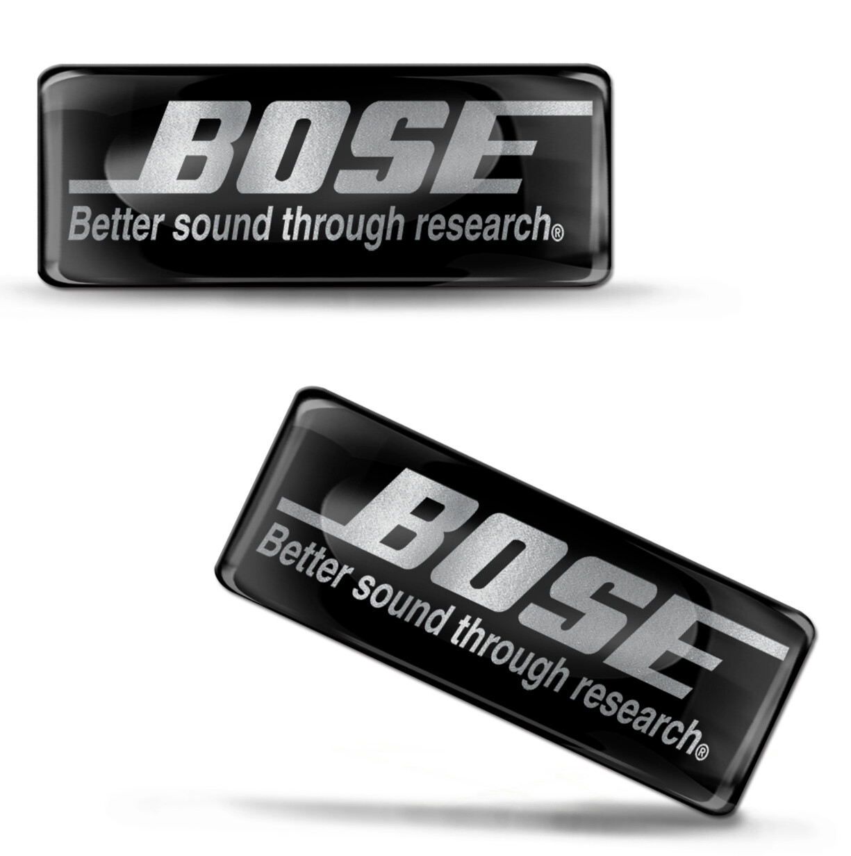 Sticker Bose Logo Headphones Speakers 3D Gel Emblem Lapel Pin Badge | eBay