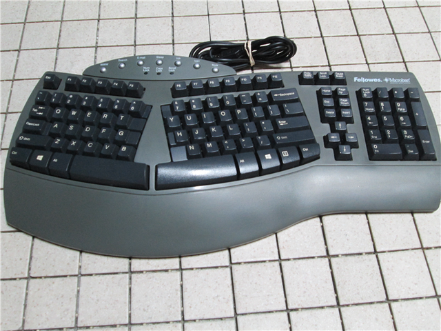 Fellowes Microban Ku-9938 Split Ergonomic Design US Keyboard for sale ...