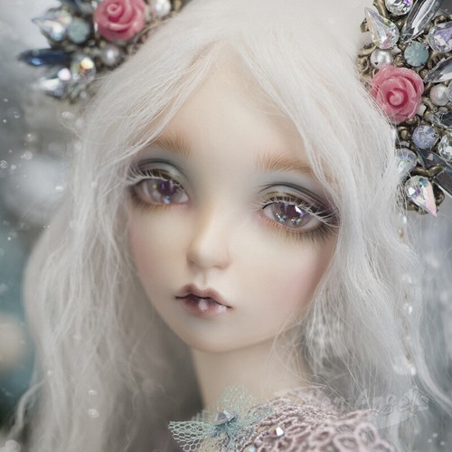 1/4 Bjd Doll SD Free Face Make UP Body Makeup Eyes Mermaid Fish Body A ...