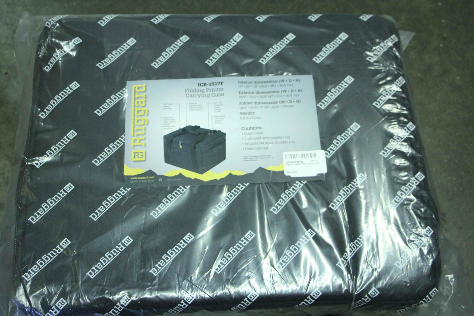 Ruggard Folding Padded Printer Carrying Case (Black) | eBay