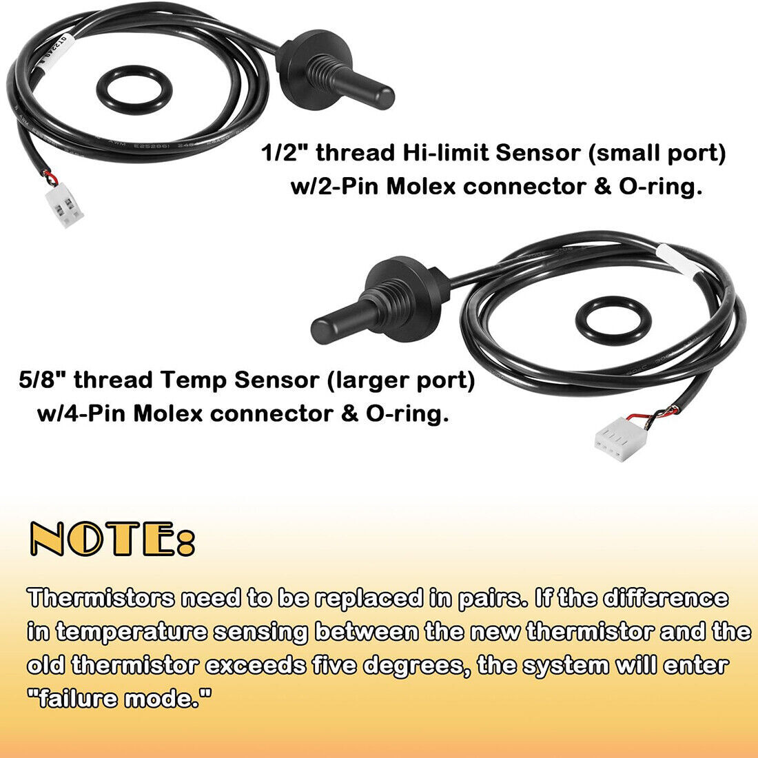 Hi-Limit/Temp Sensor Kit for Watkins Hot Springs Spa No-Fault Heater 39525/39530 | eBay